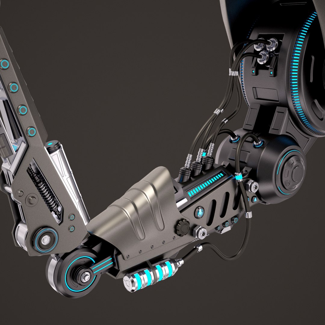 3D Robotic Arm 02 Stylized - TurboSquid 1236280