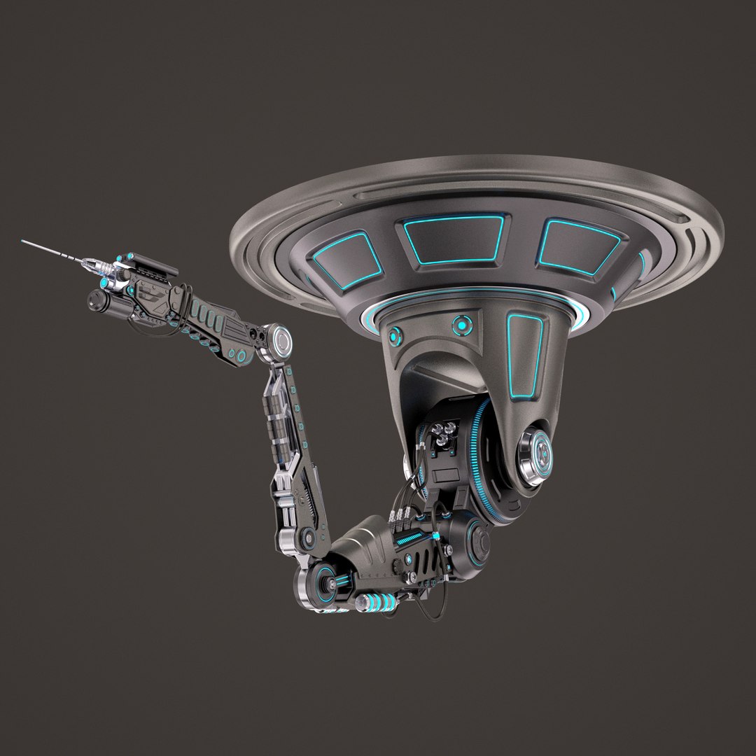 3D Robotic Arm 02 Stylized - TurboSquid 1236280