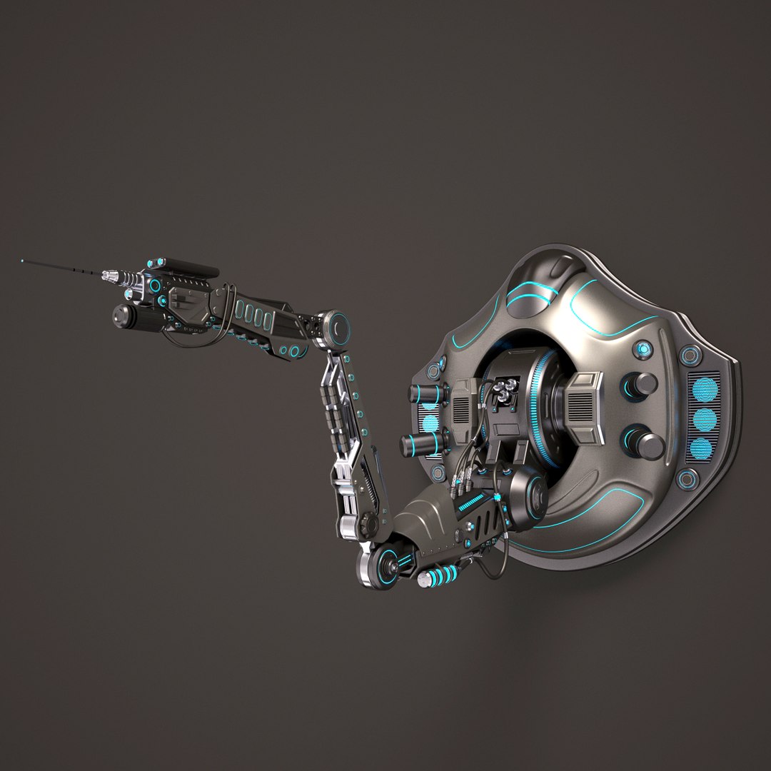 3D Robotic Arm 02 Stylized - TurboSquid 1236280