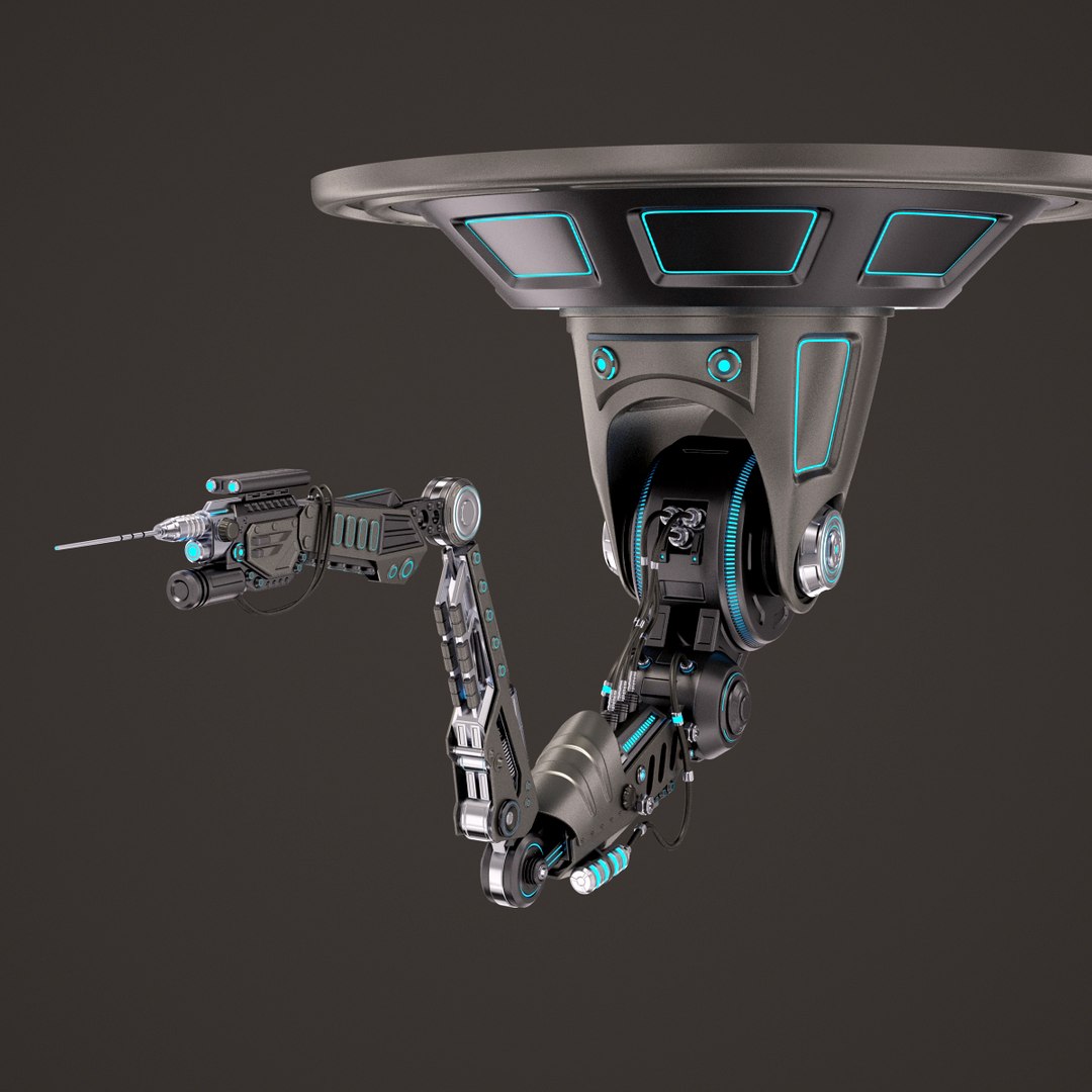 3D Robotic Arm 02 Stylized - TurboSquid 1236280