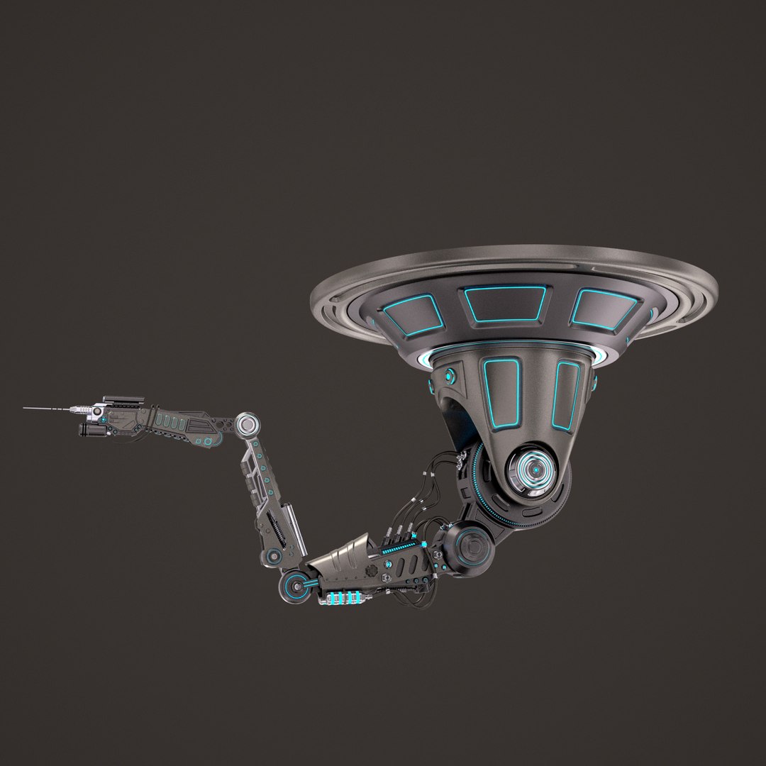 3D Robotic Arm 02 Stylized - TurboSquid 1236280
