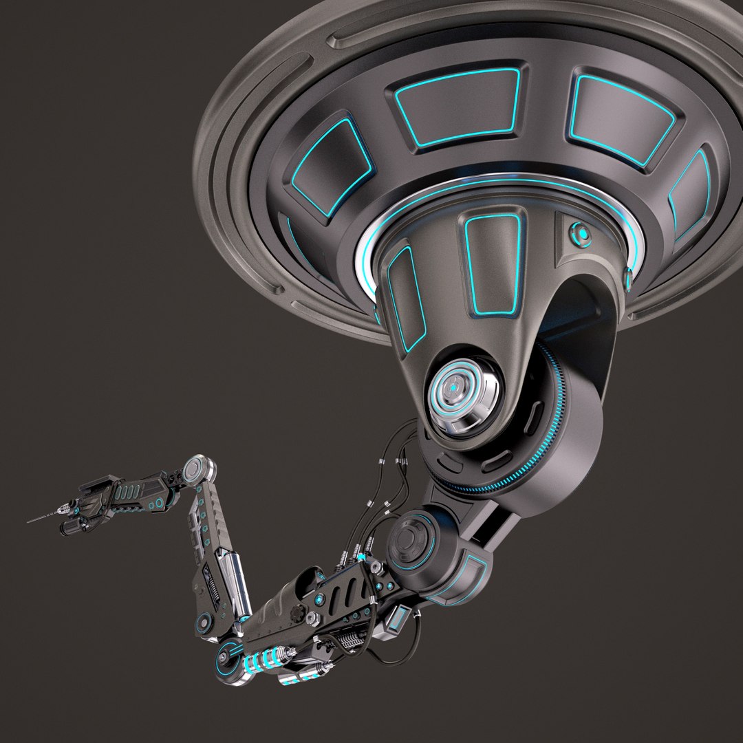 3D Robotic Arm 02 Stylized - TurboSquid 1236280