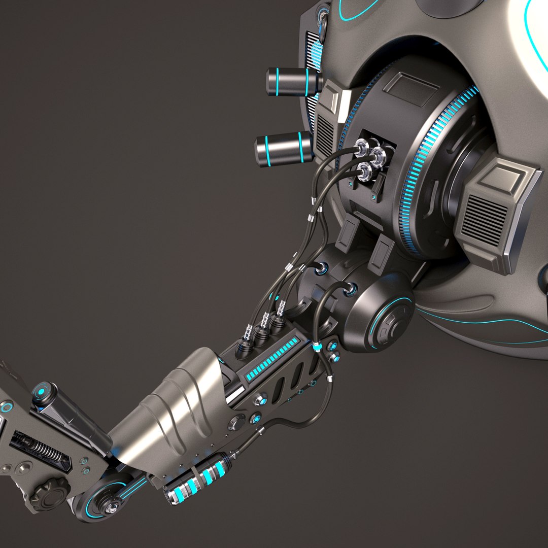 3D Robotic Arm 02 Stylized - TurboSquid 1236280