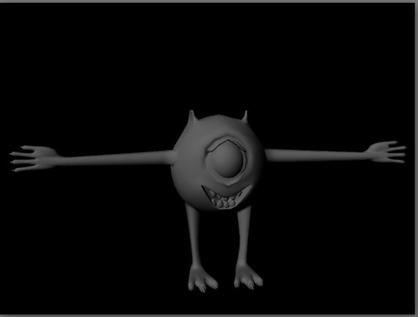 Free Mike Wazowski 3d Model