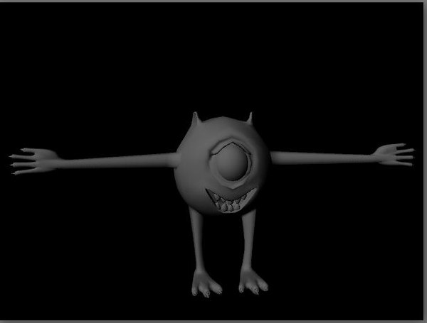free mike wazowski 3d model