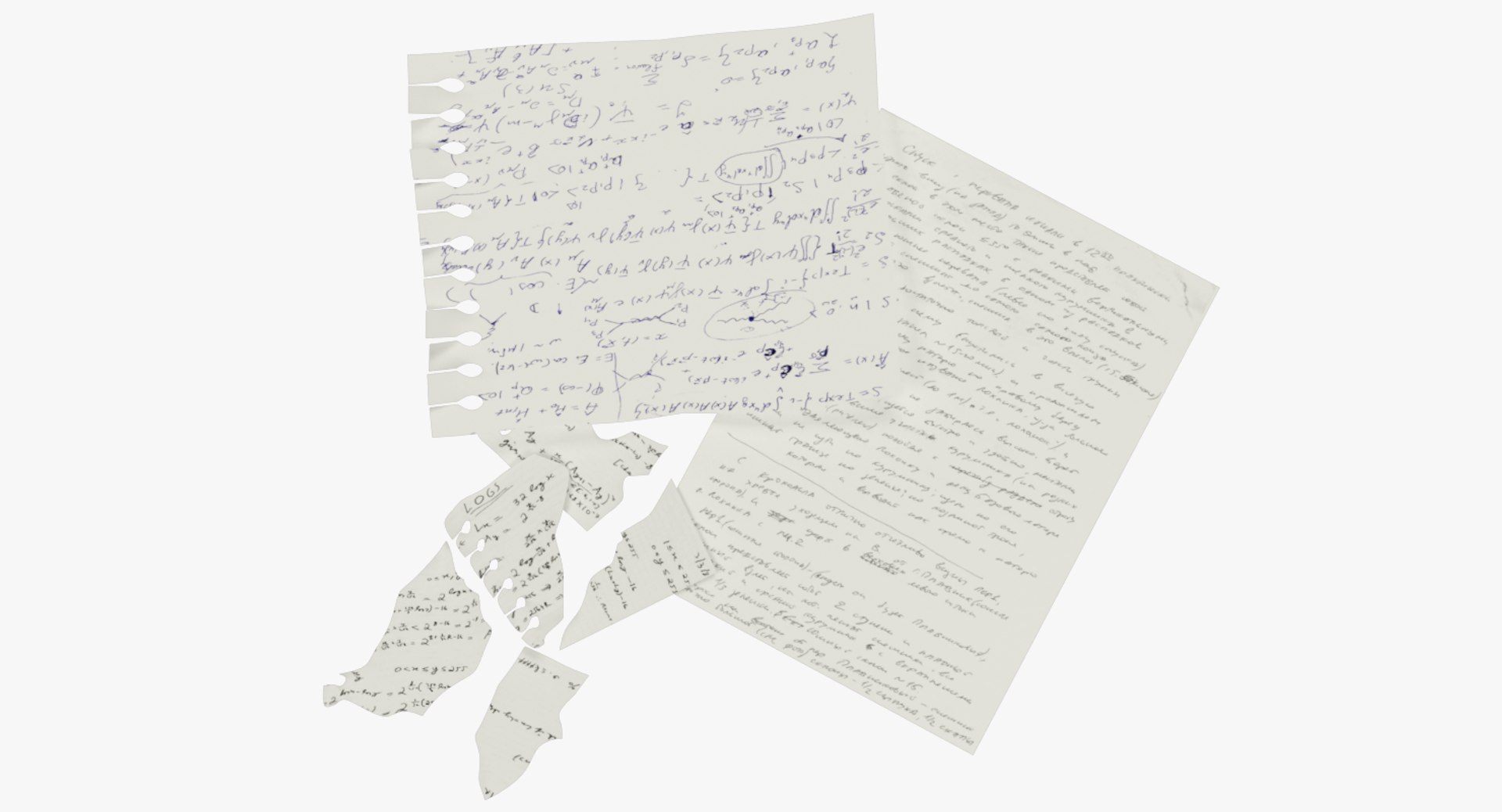 3D Paper Debris Model - TurboSquid 1207842