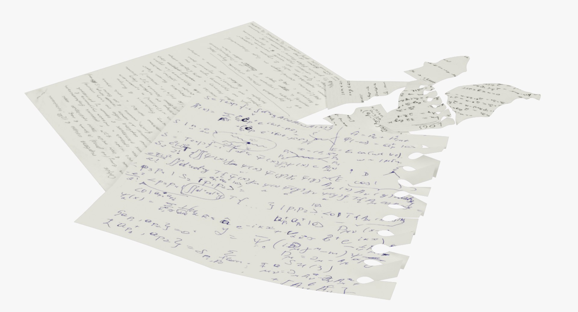 3D Paper Debris Model - TurboSquid 1207842