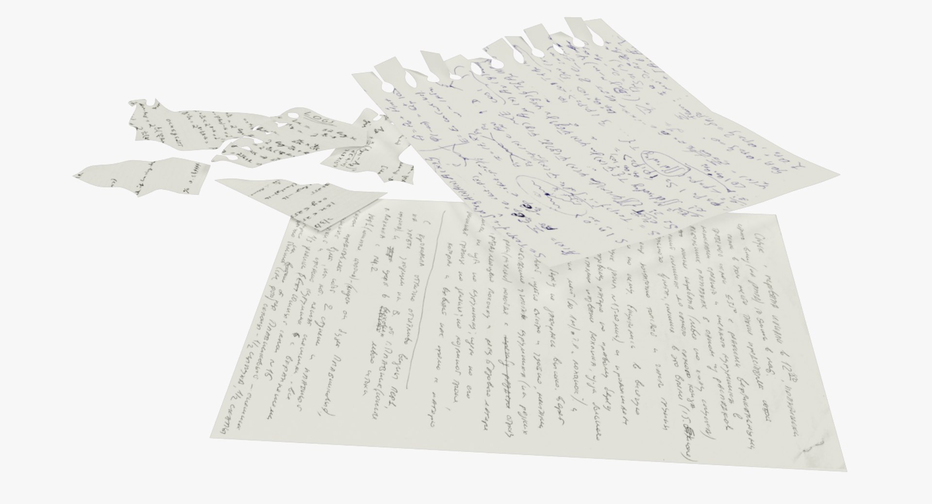 3D Paper Debris Model - TurboSquid 1207842