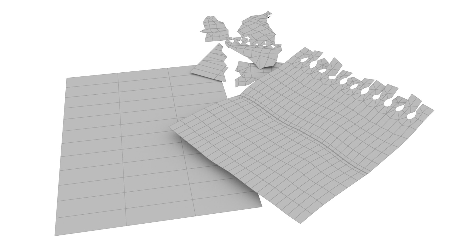 3D Paper Debris Model - TurboSquid 1207842