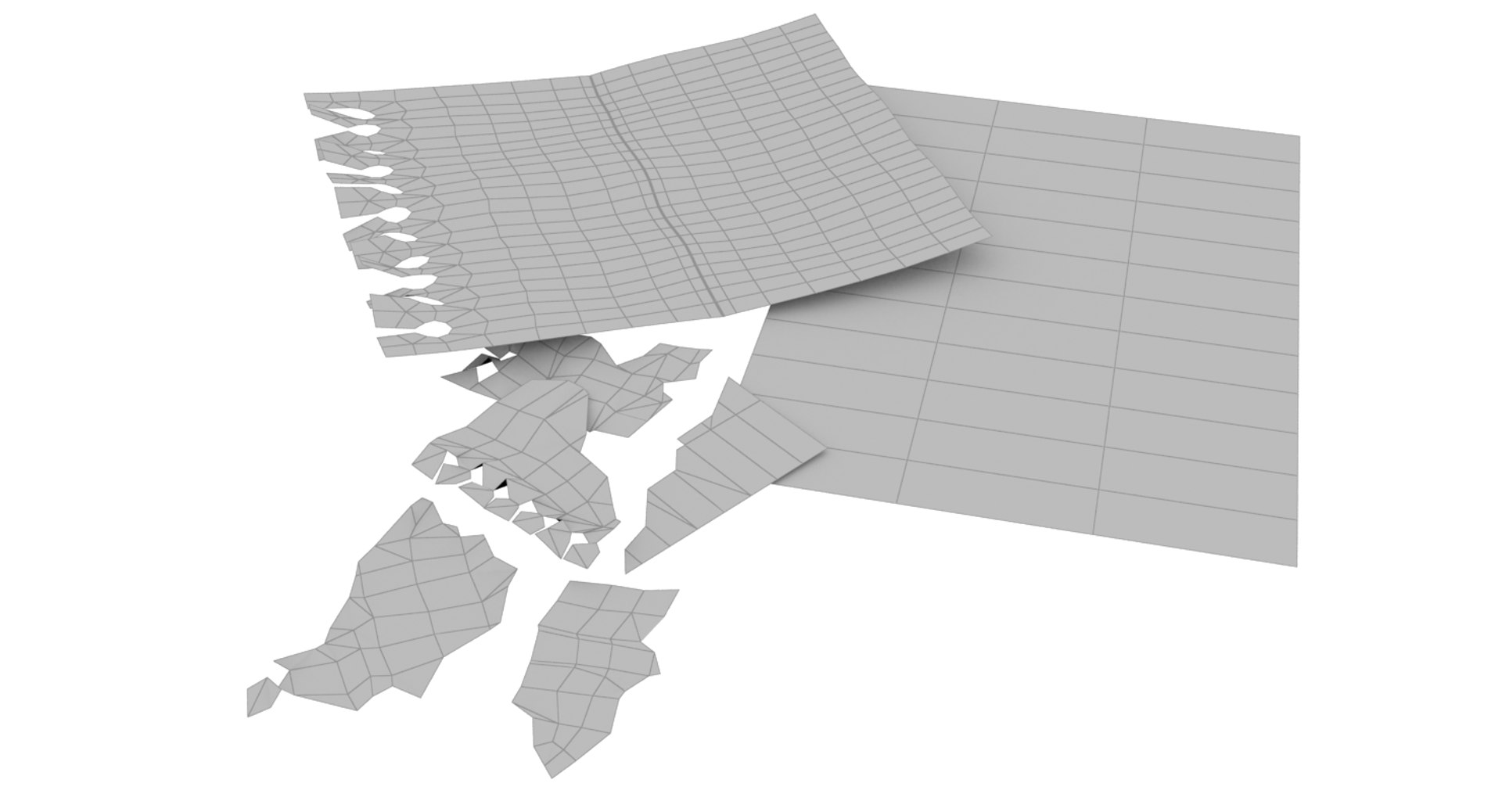 3D Paper Debris Model - TurboSquid 1207842