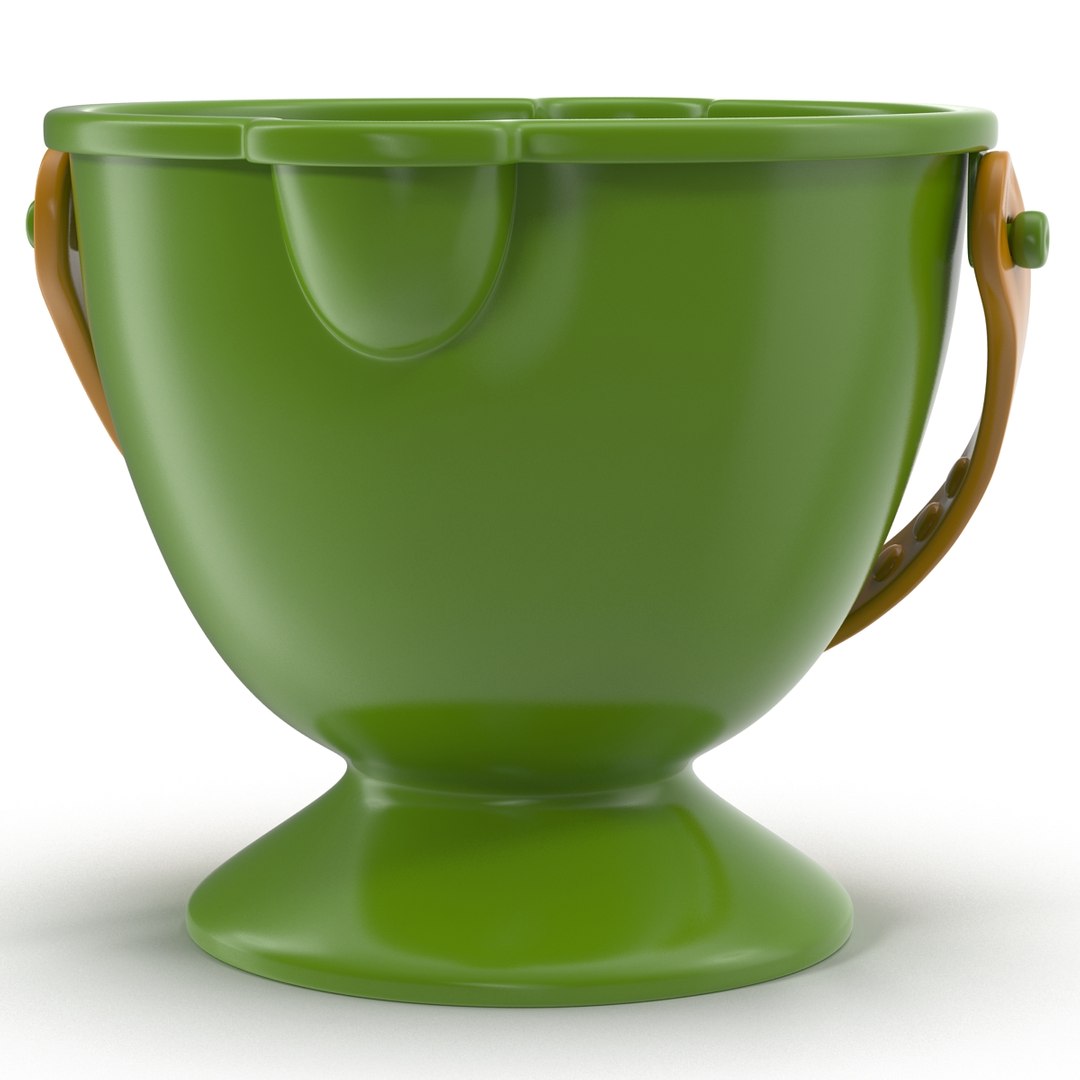 3d toy bucket 2 modeled