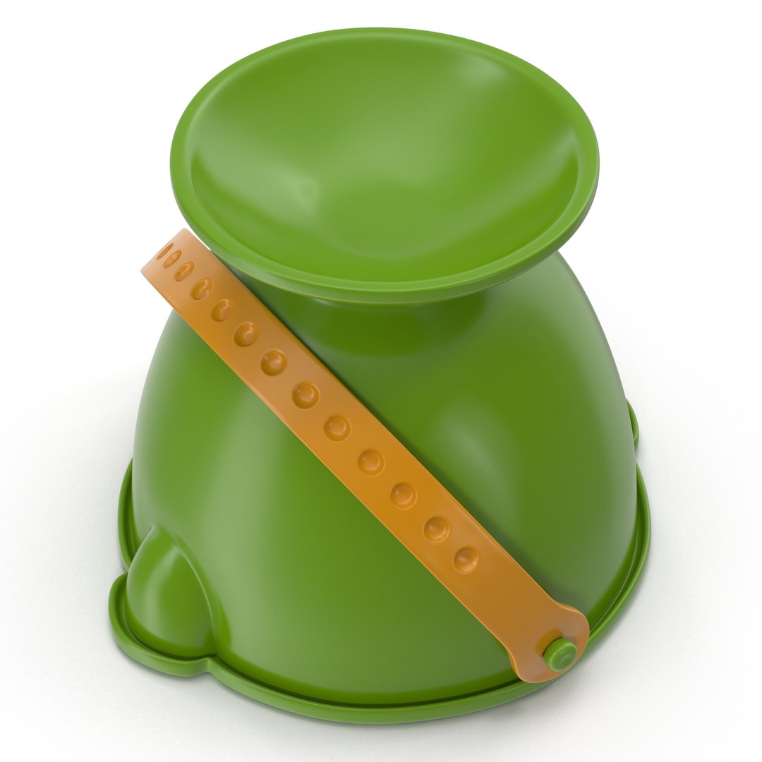3d toy bucket 2 modeled