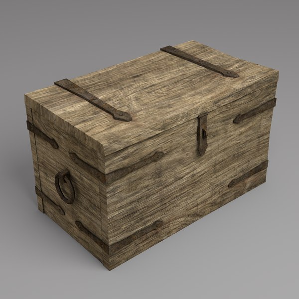 medium chest 3d model