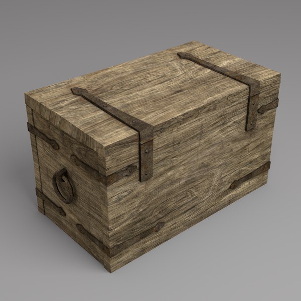 medium chest 3d model
