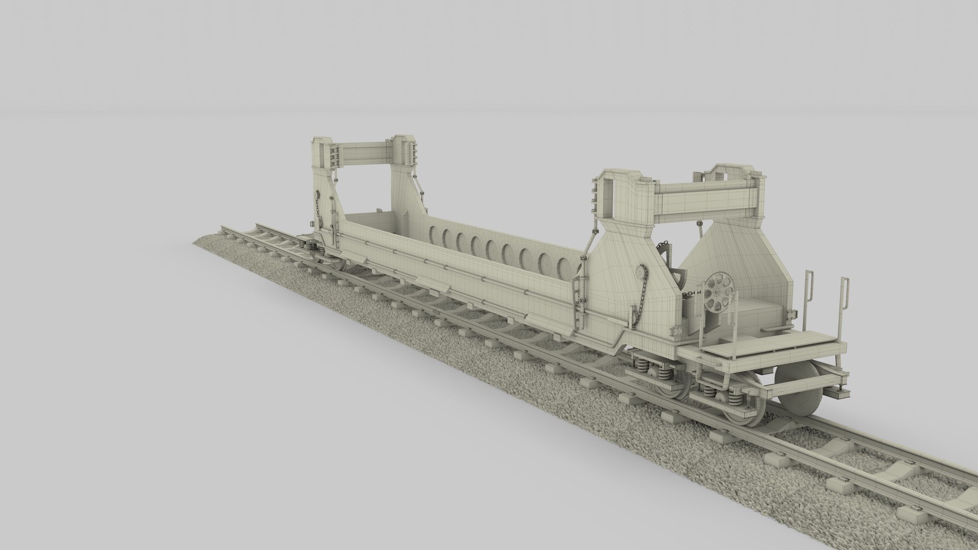 Train Car 3d Model
