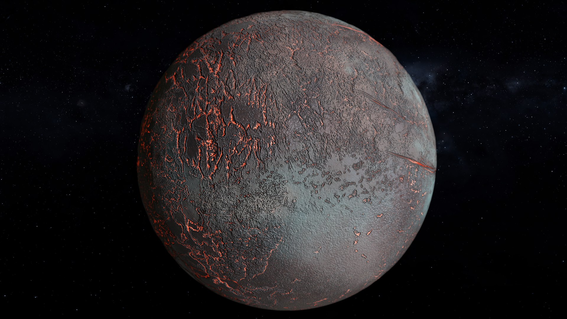 3D Lava Planet - TurboSquid 2076017