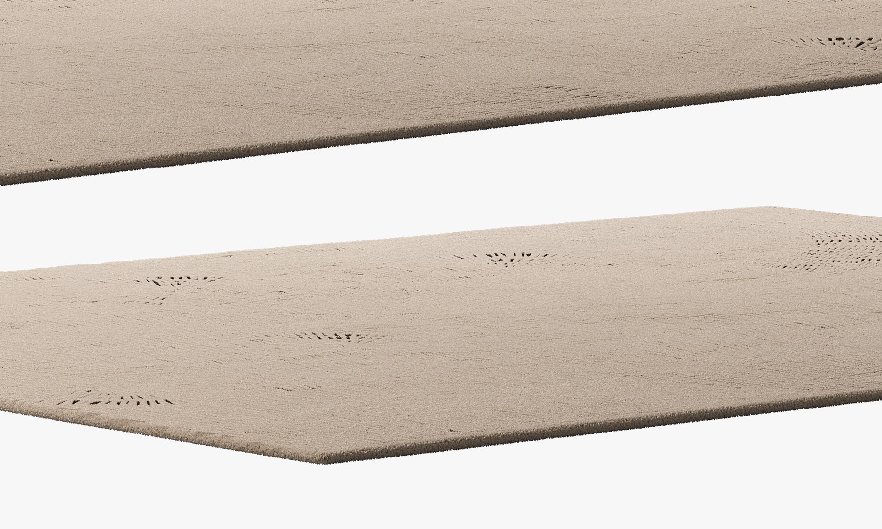 3D Poliform Trace Rectangular Rug 2 Colors - TurboSquid 2321802