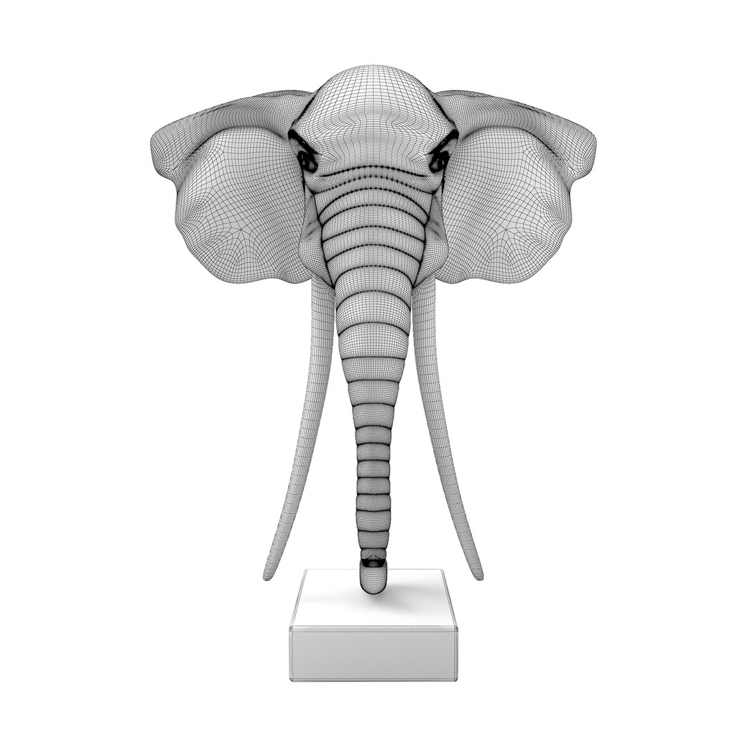 Elephant Mask 3D model - TurboSquid 2133420