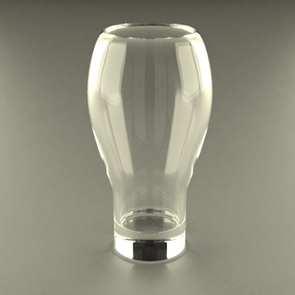 3D DXF glass red tableware