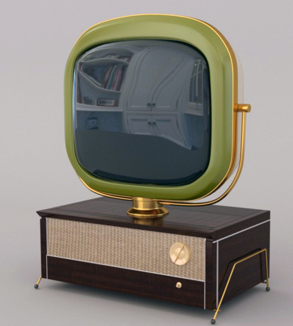 3d retro tv philco predicta model