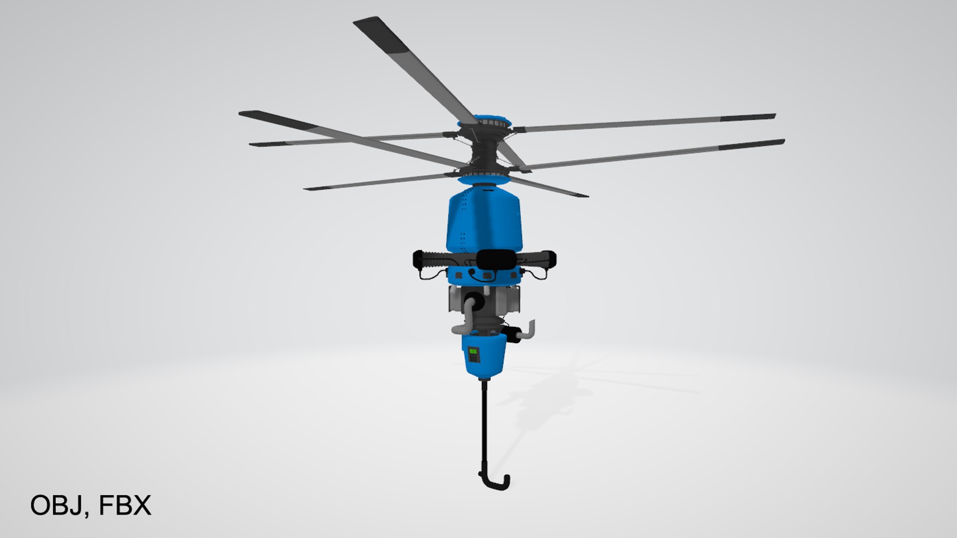 Hand Copter Model - TurboSquid 2039677