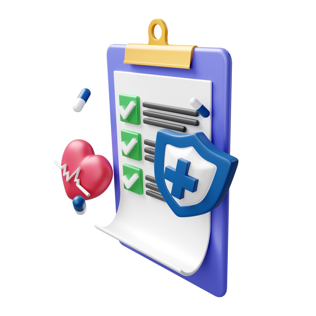 Health Insurance 3D Illustration 3D Model - TurboSquid 2232192