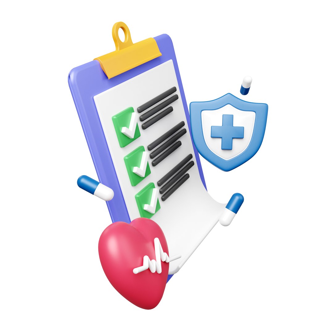 Health Insurance 3D Illustration 3D Model - TurboSquid 2232192