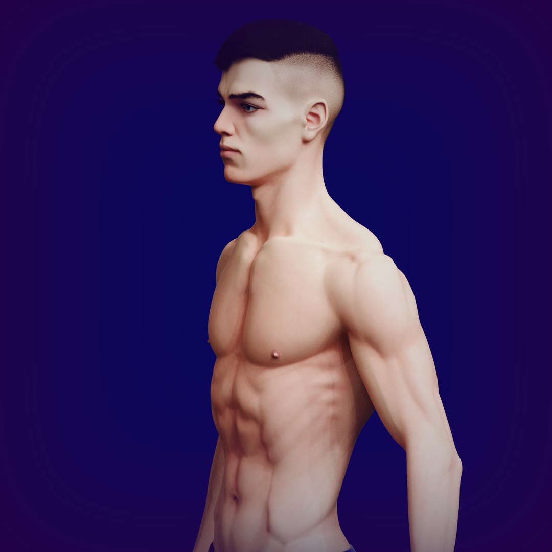 Skinny Man Realistic 3D Model - TurboSquid 2338781