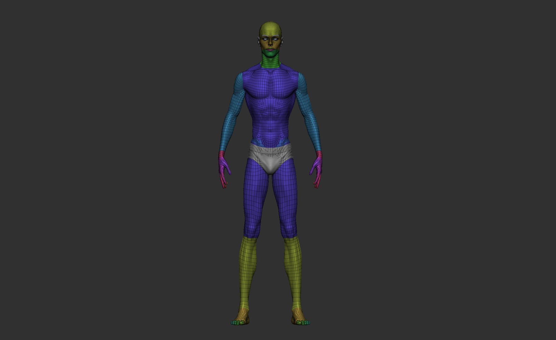 Skinny Man Realistic 3D Model - TurboSquid 2338781