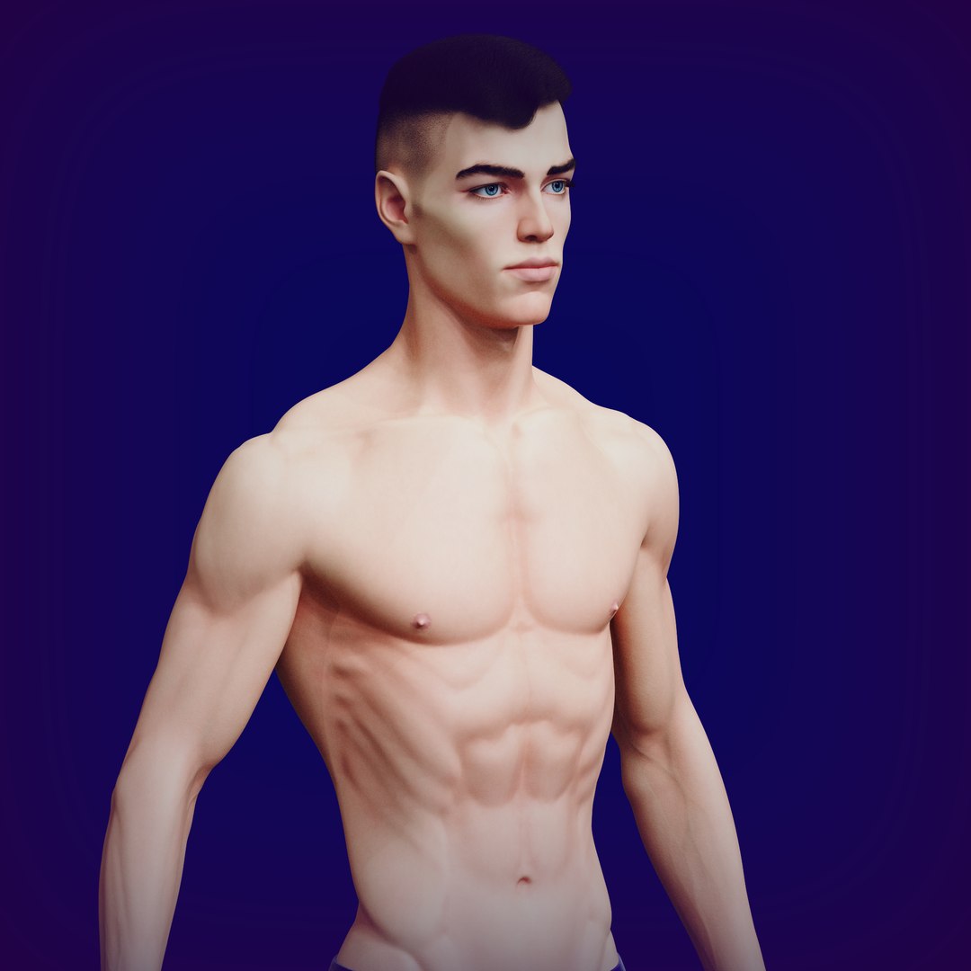 Skinny Man Realistic 3D Model - TurboSquid 2338781