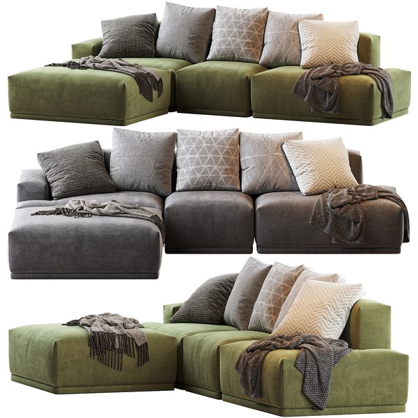 3D CONNECT MODULAR SOFA model - TurboSquid 1779493