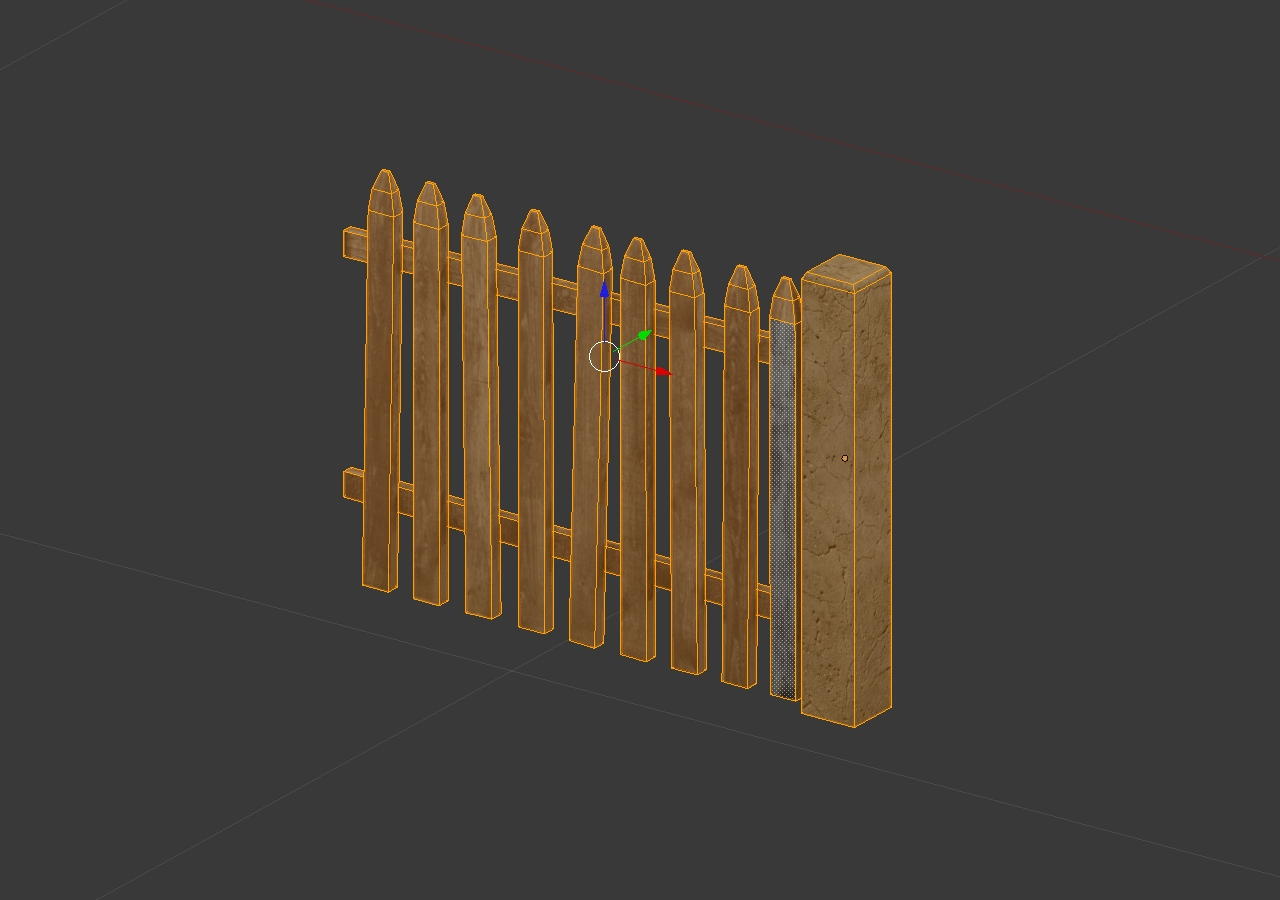 3d village house rural model
