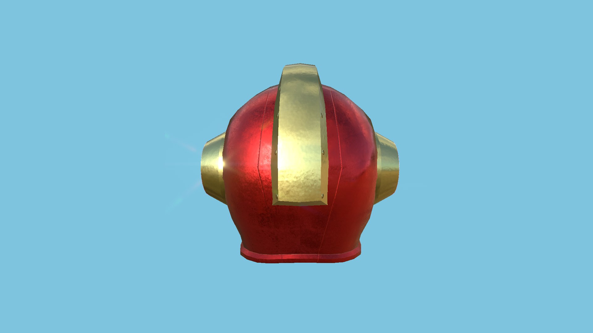 Megaman Helmet 05 Red - Character Design Fashion 3D - TurboSquid 1762593