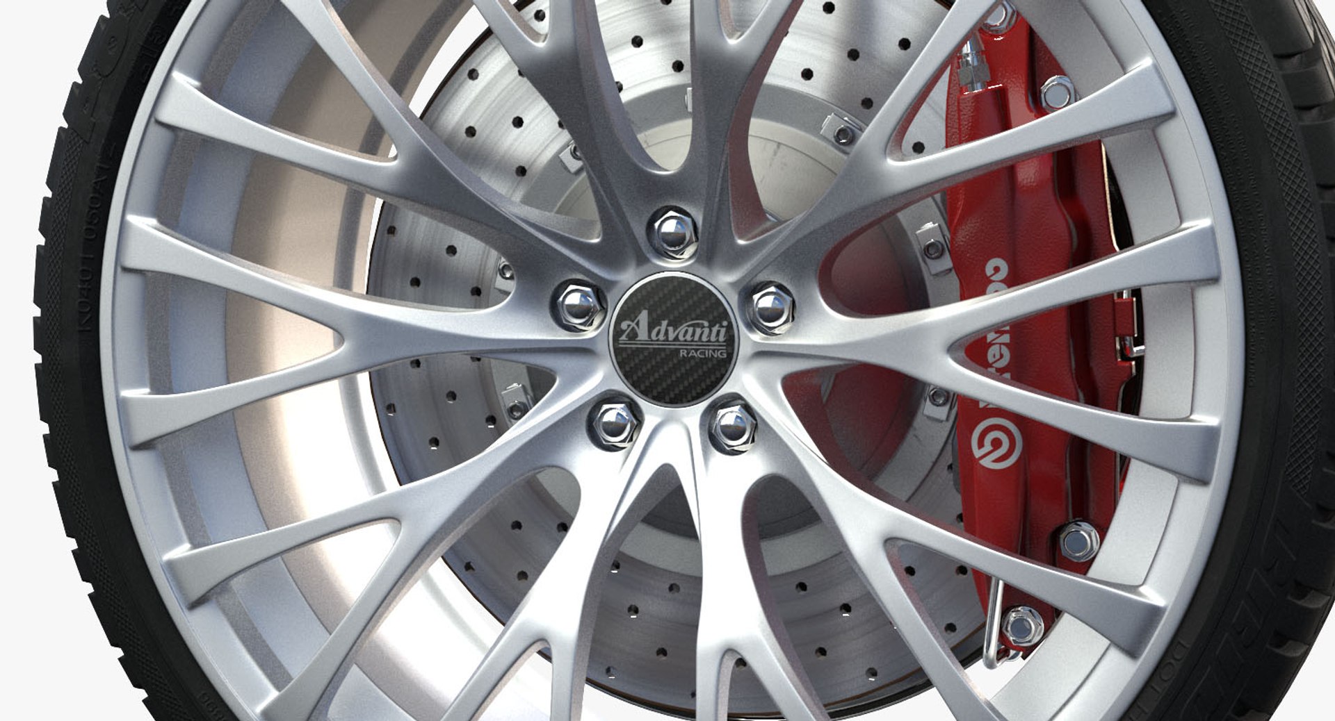 3d Model Advanti Forza Wheel