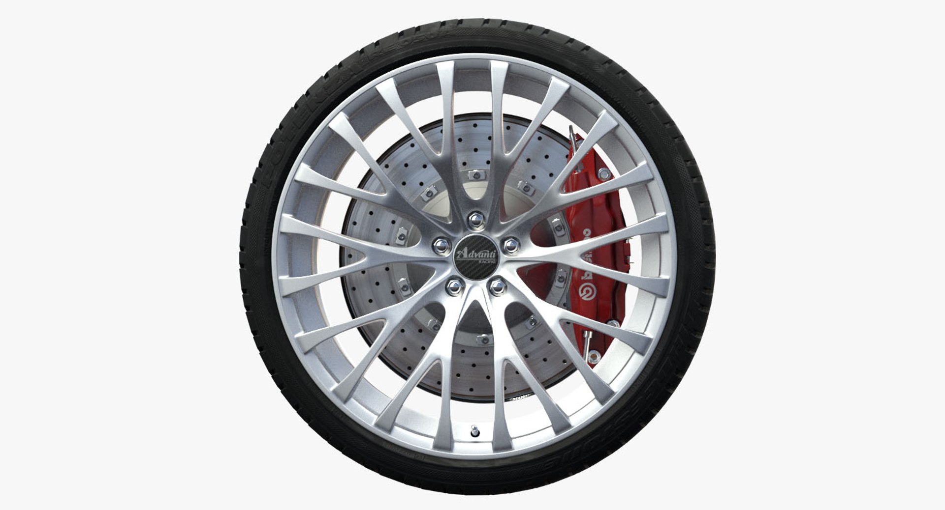 3d Model Advanti Forza Wheel