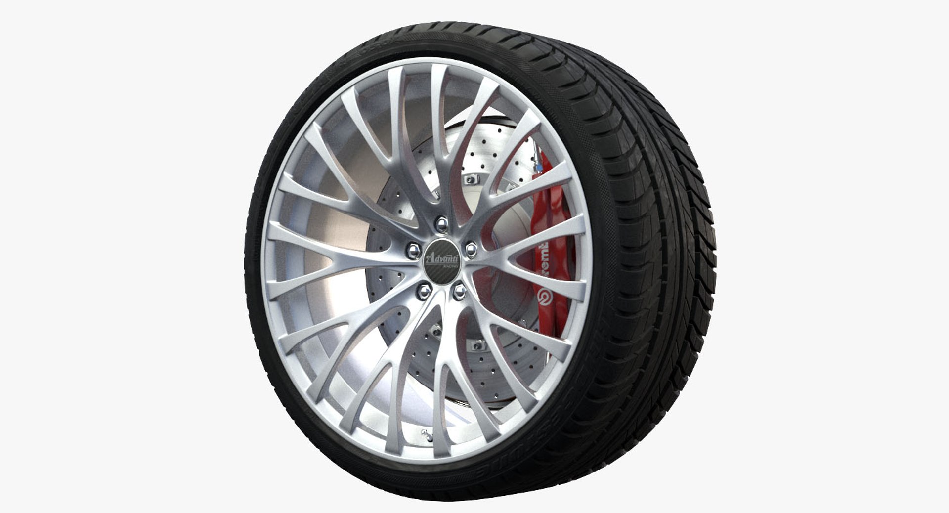 3d Model Advanti Forza Wheel
