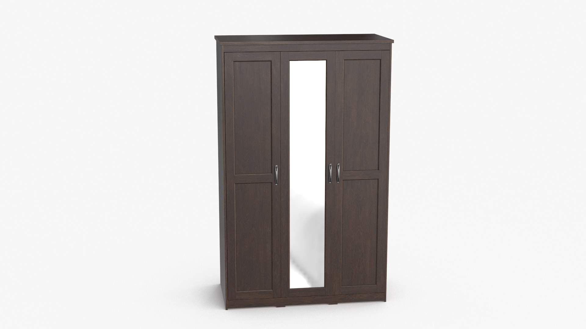 Wardrobe Brown 3D Model - TurboSquid 2253155