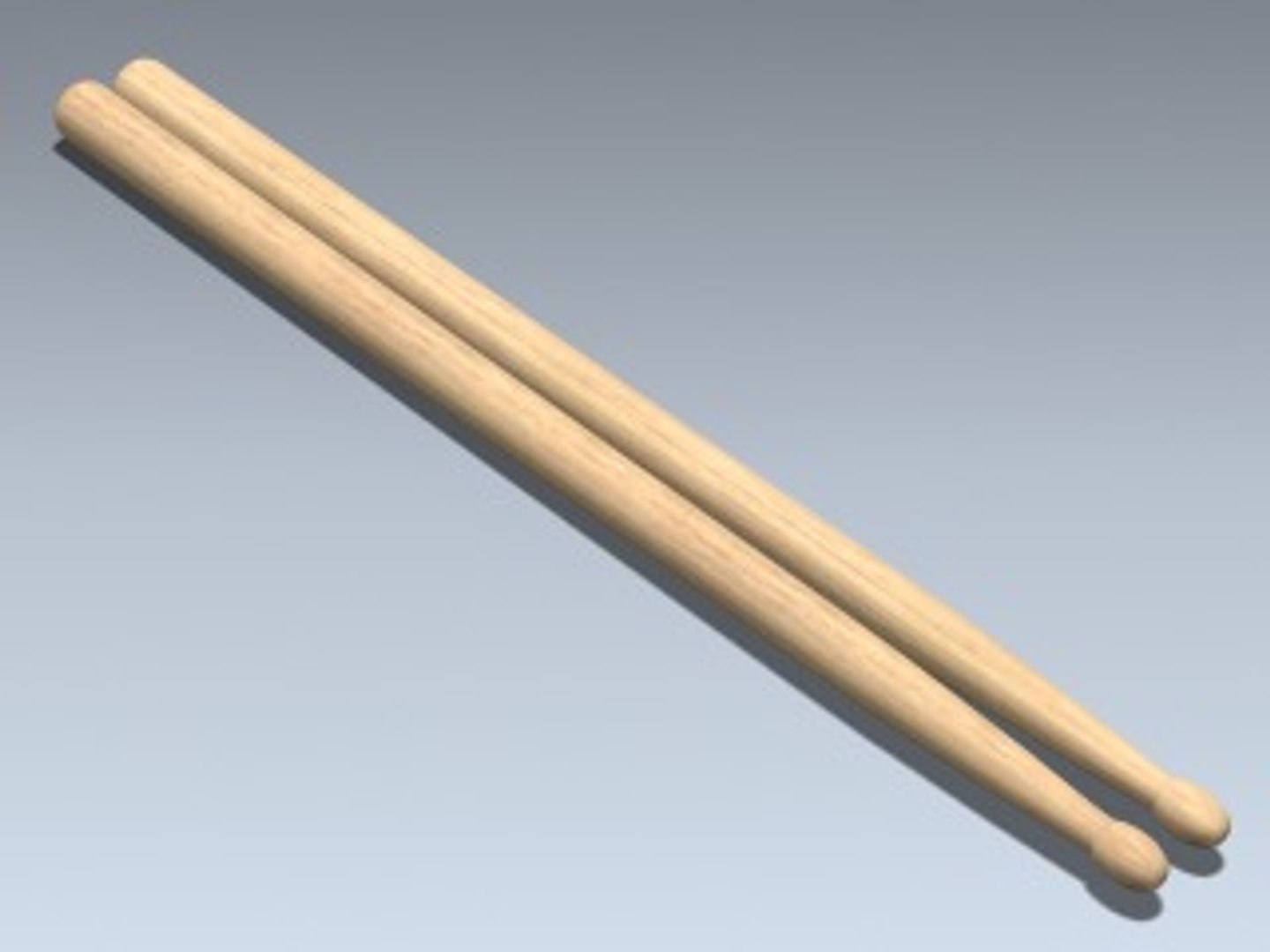 Drum Sticks 3d Model