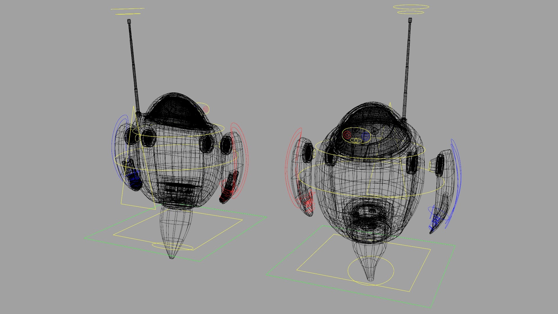 3D Panda Robot Rig Model - TurboSquid 1771487