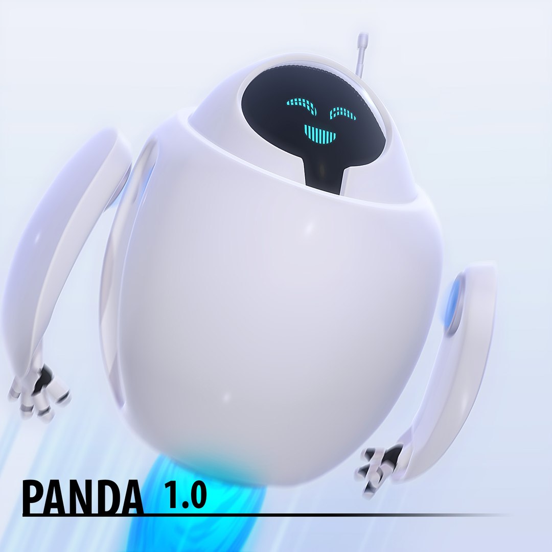 3D Panda Robot Rig Model - TurboSquid 1771487