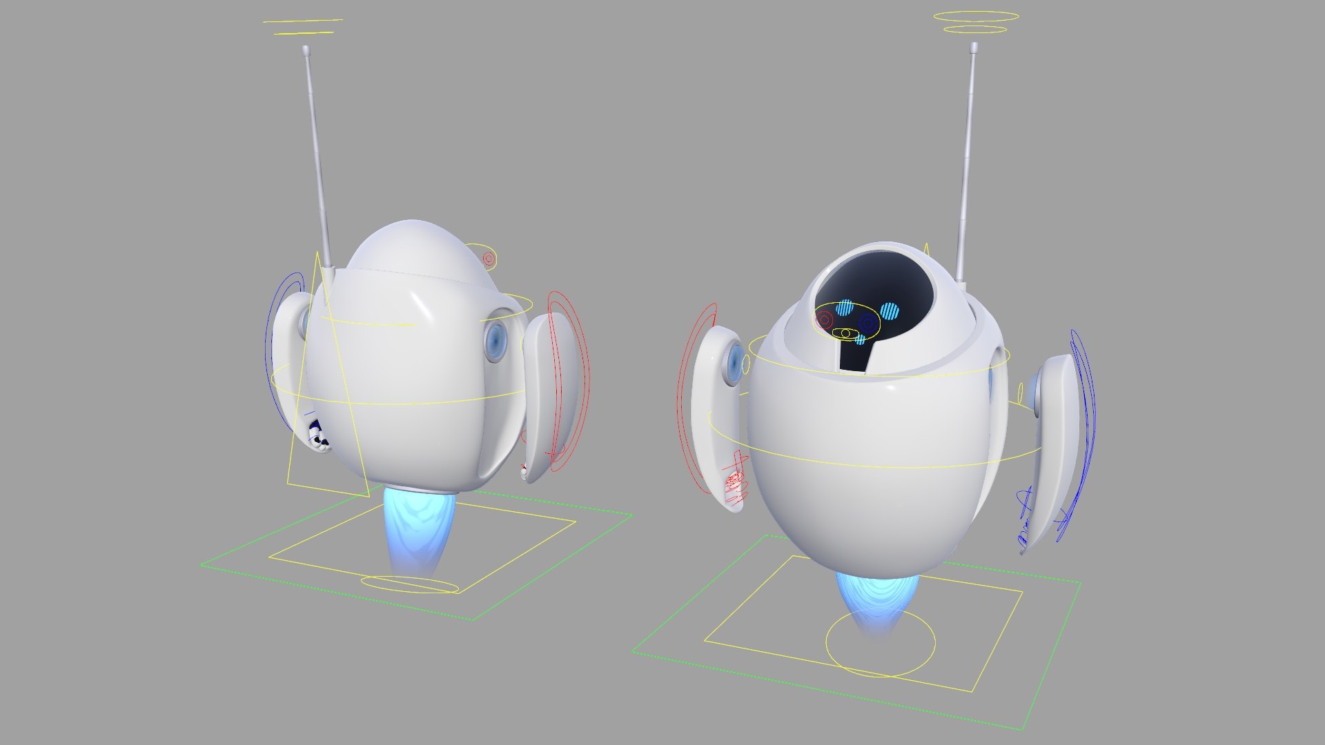 3D Panda Robot Rig Model - TurboSquid 1771487