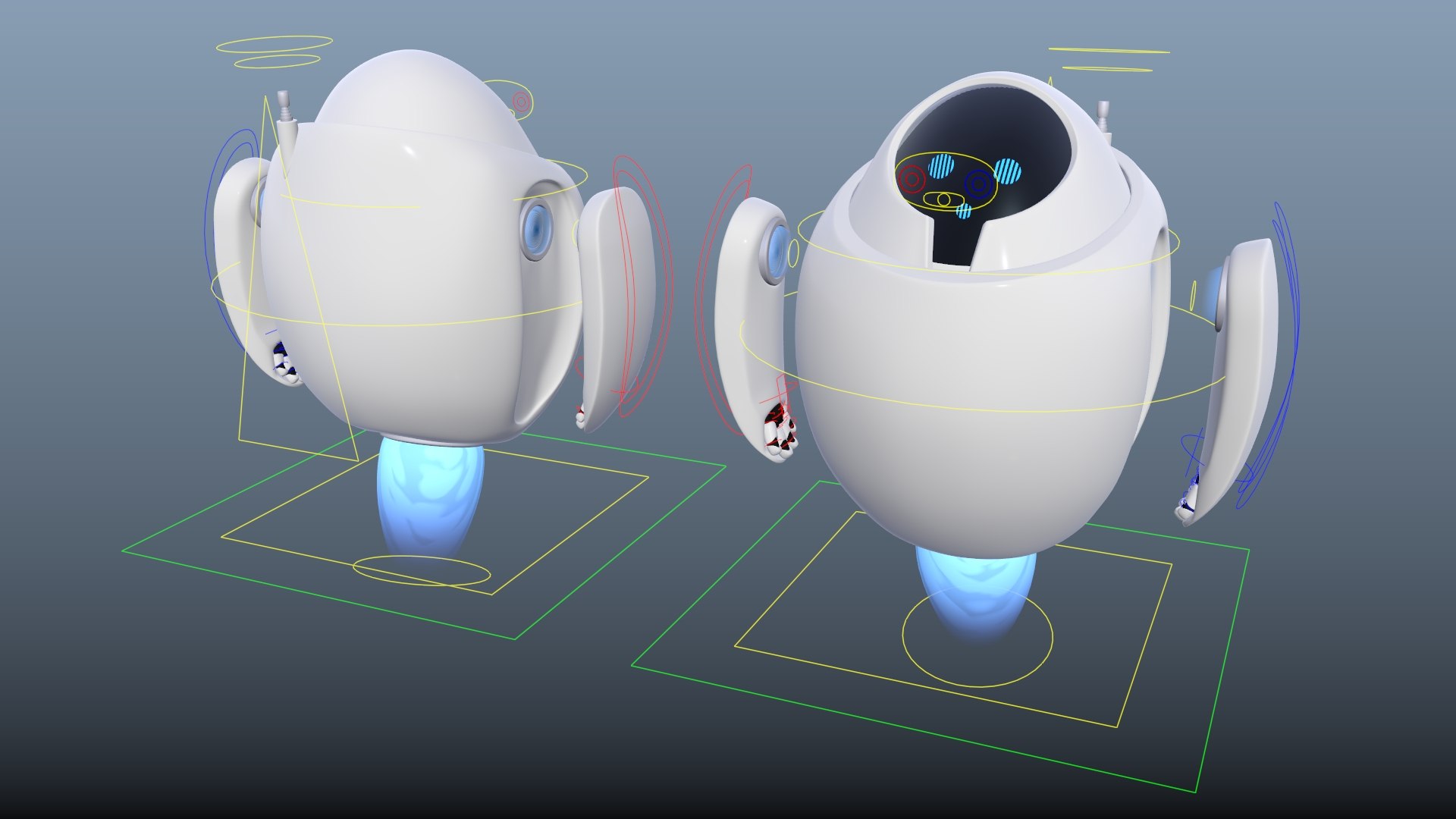 3D Panda Robot Rig Model - TurboSquid 1771487