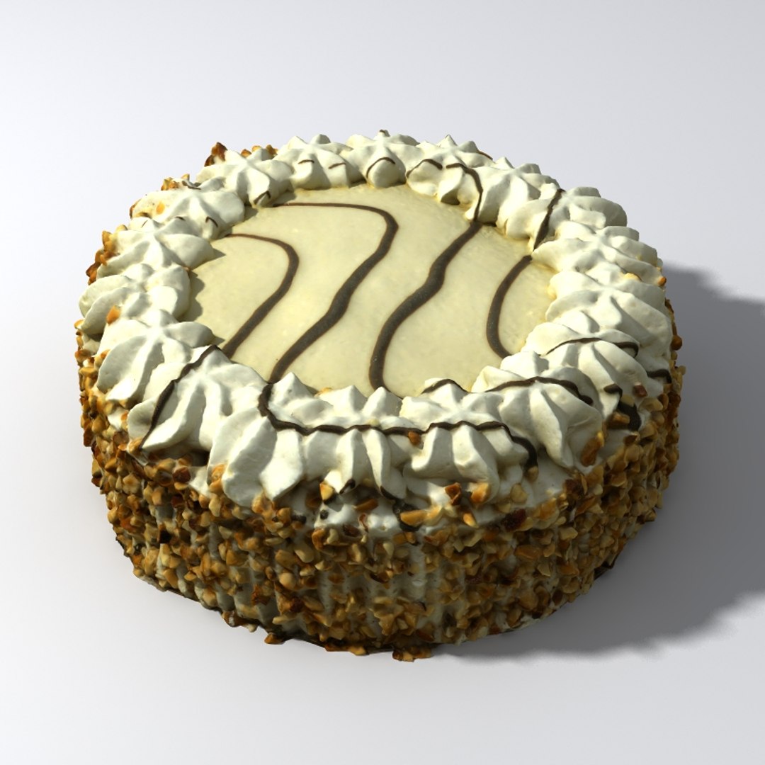 Torte nuts 3D - TurboSquid 1250490