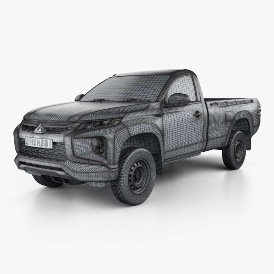 3D mitsubishi triton single model - TurboSquid 1463006