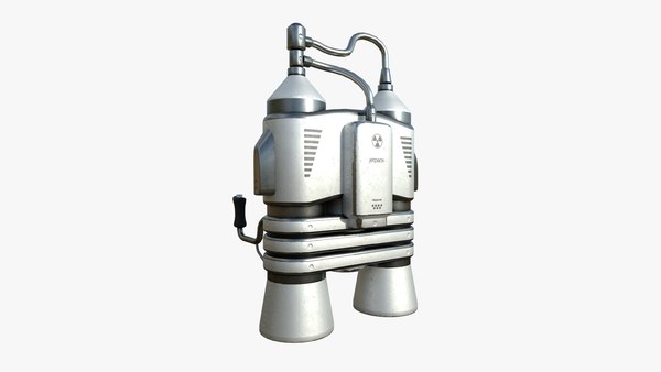 Jetpack E08 Light Steel - SciFi Character Design model - TurboSquid 1962527