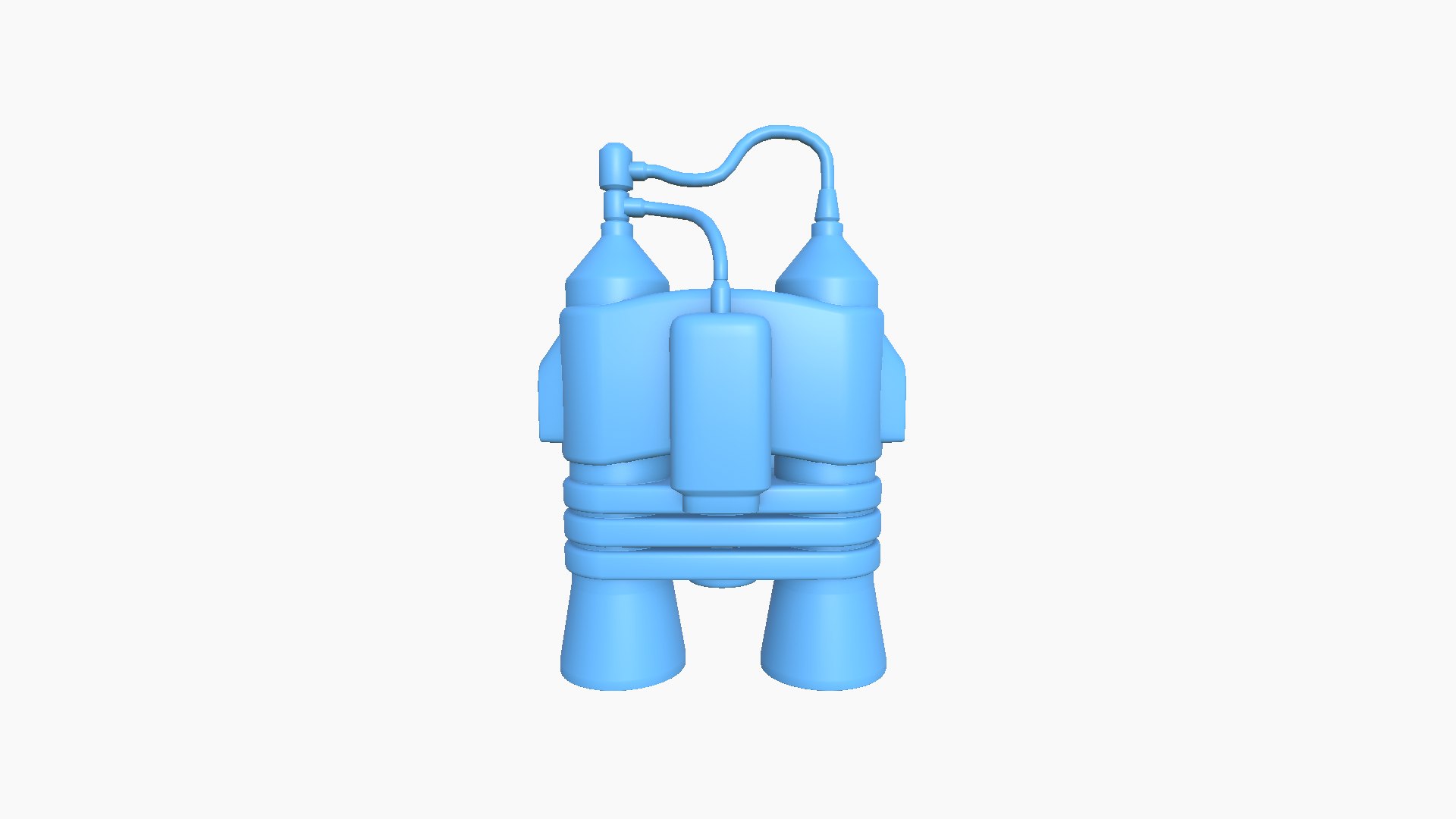 Jetpack E08 Light Steel - SciFi Character Design Model - TurboSquid 1962527