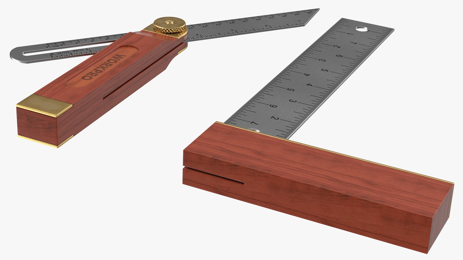 Workpro Carpentry Squares Set Model - TurboSquid 1486385