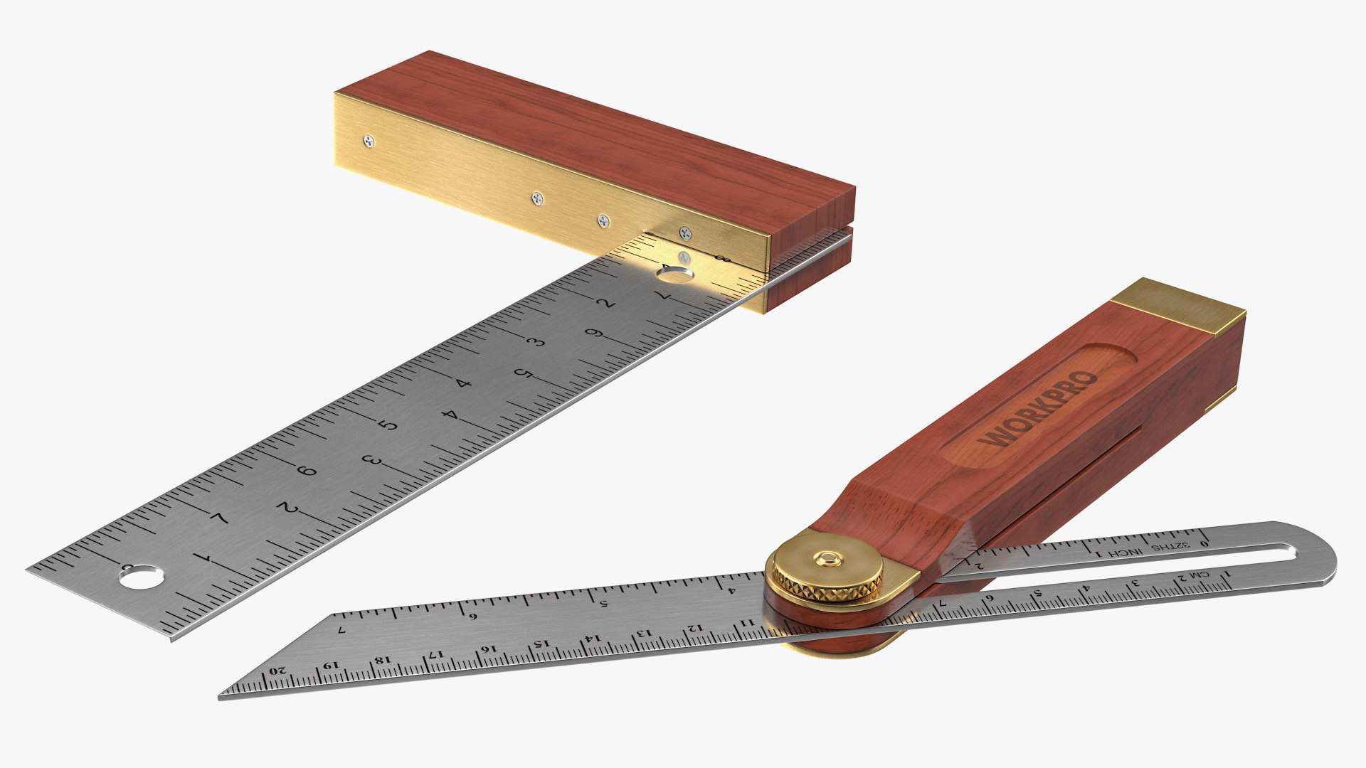 Workpro Carpentry Squares Set Model - TurboSquid 1486385