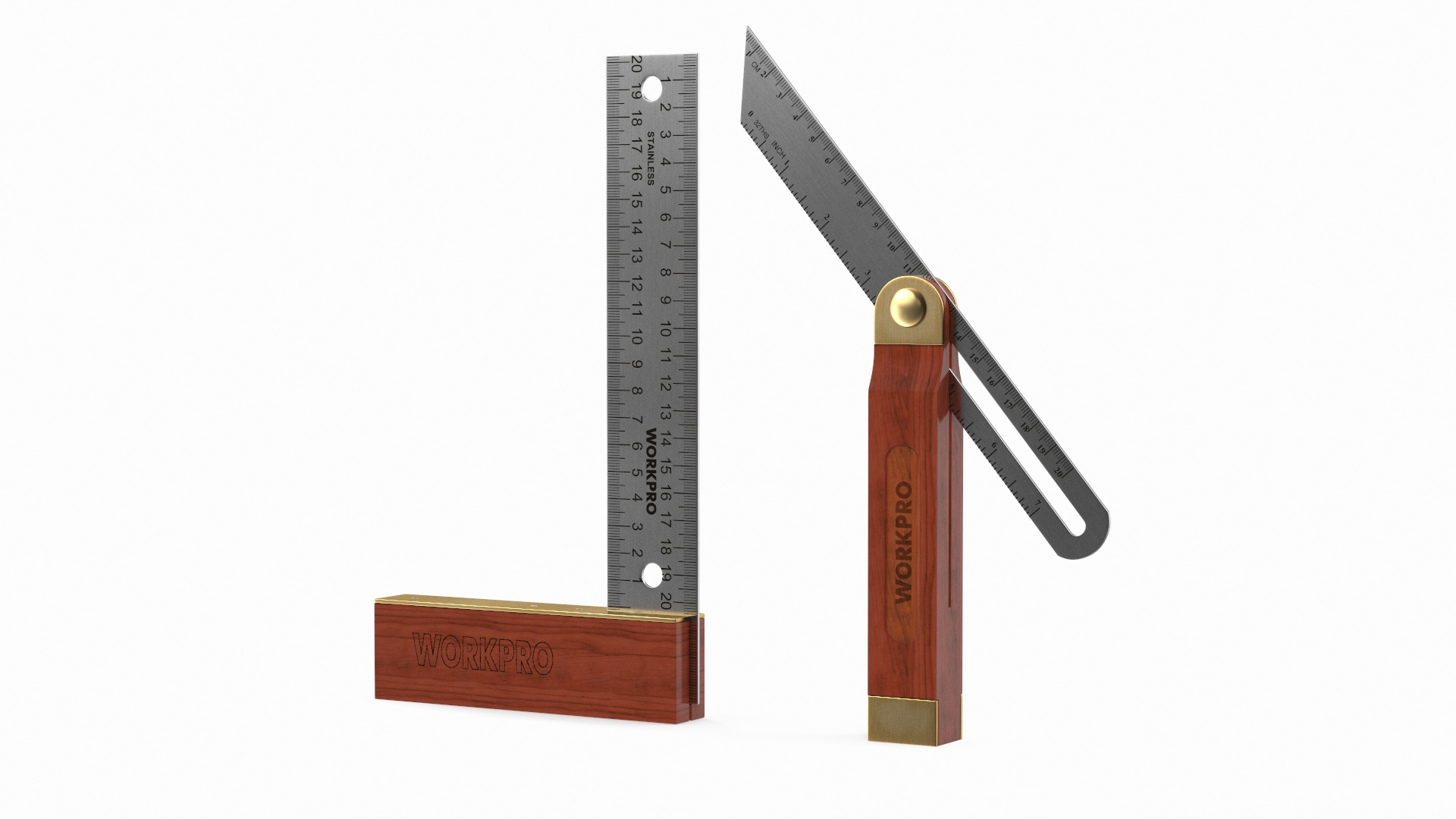 Workpro Carpentry Squares Set Model - TurboSquid 1486385