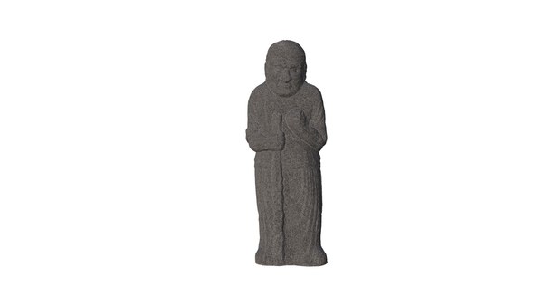 3D Korean Traditional Guardian Statue - TurboSquid 1842282